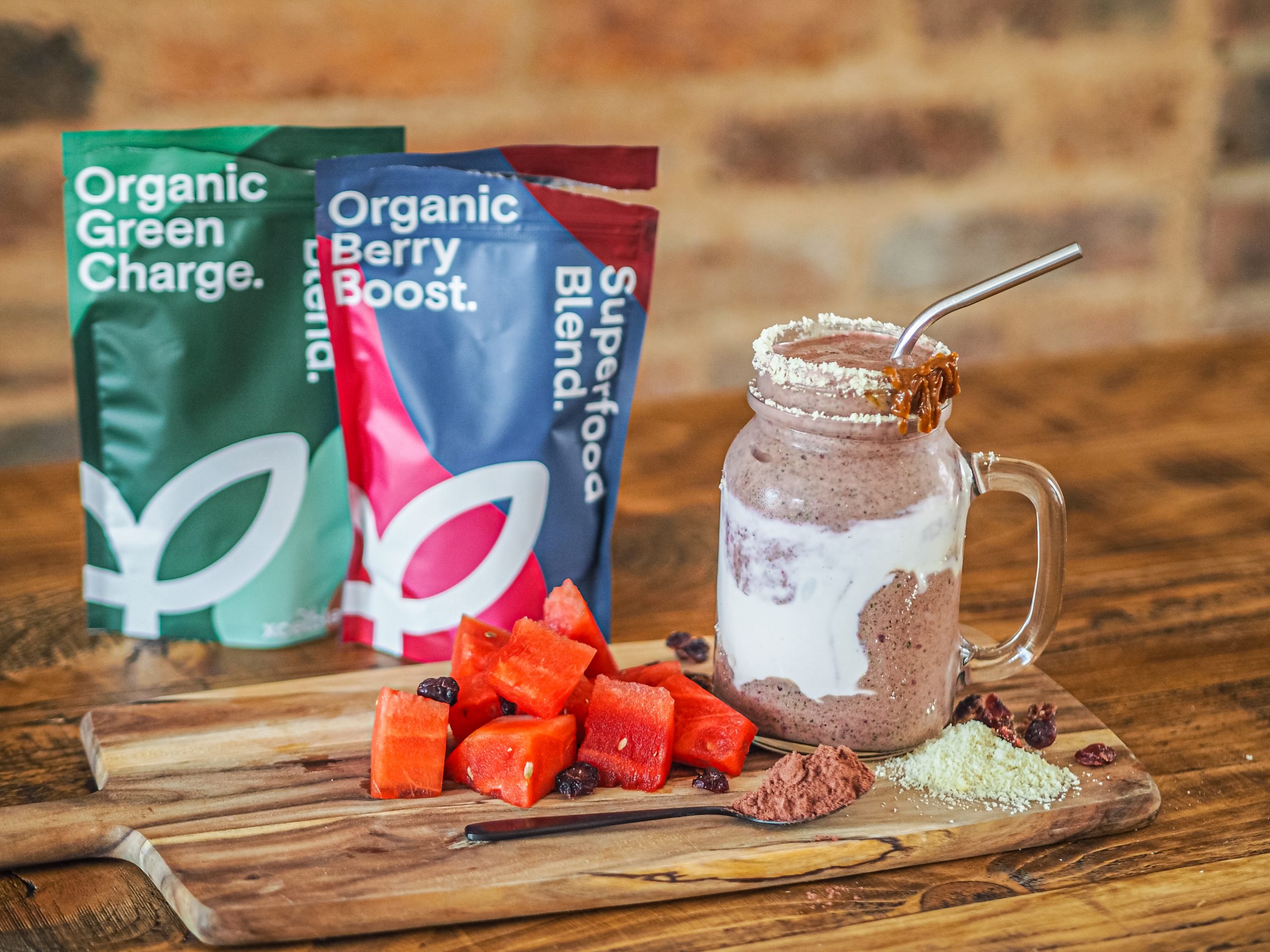 Healthxcel Superfood Blend | Organic Berry Boost Recipe - Laura Kate Lucas