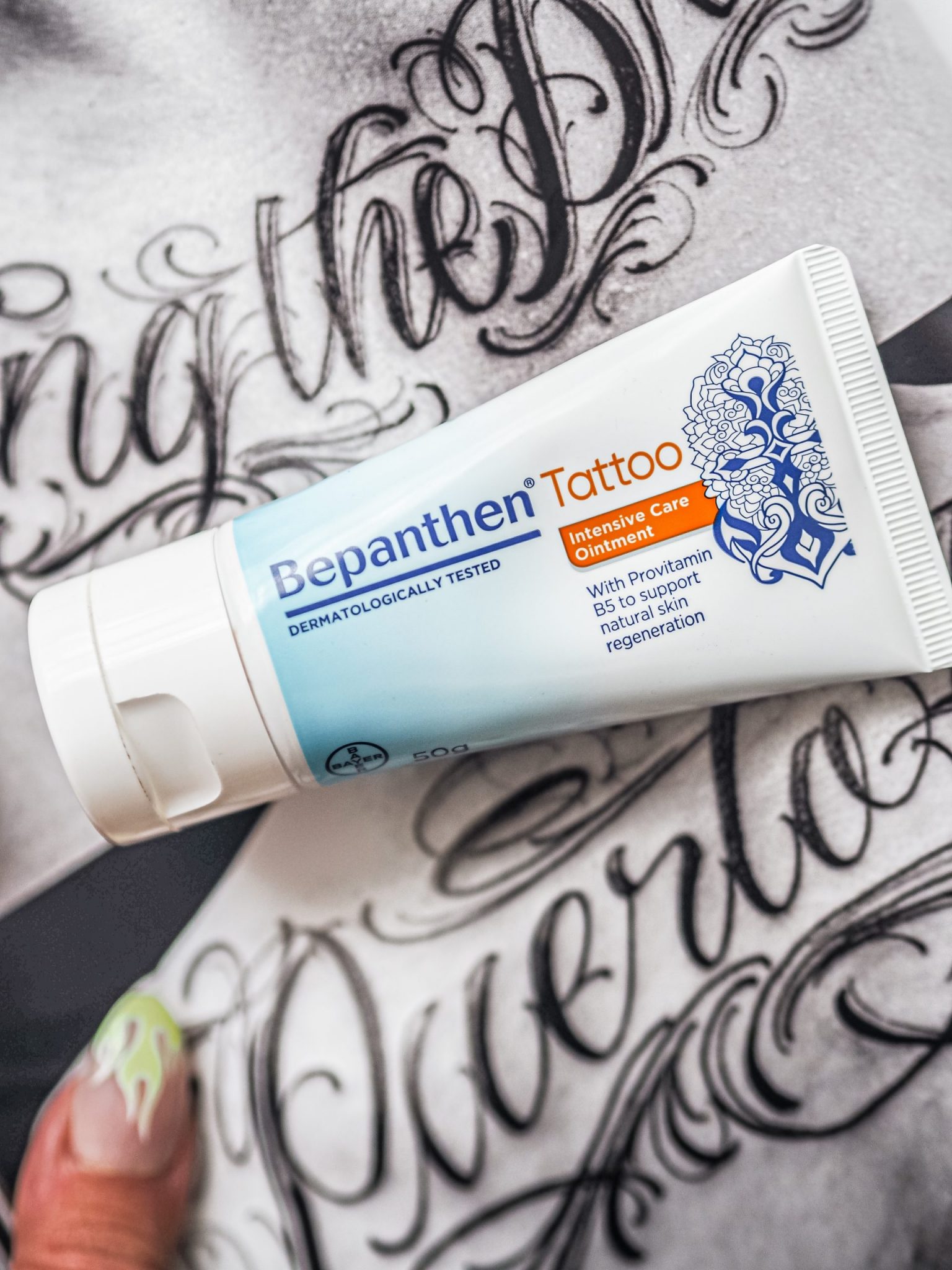Bepanthen Tattoo Cream - Laura Kate Lucas