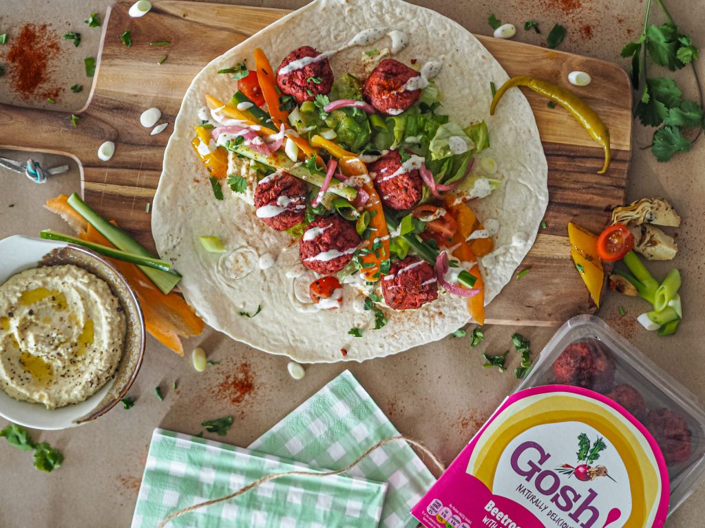 Gosh! Falafel Wraps | Veganuary Recipe Ideas - Laura Kate Lucas