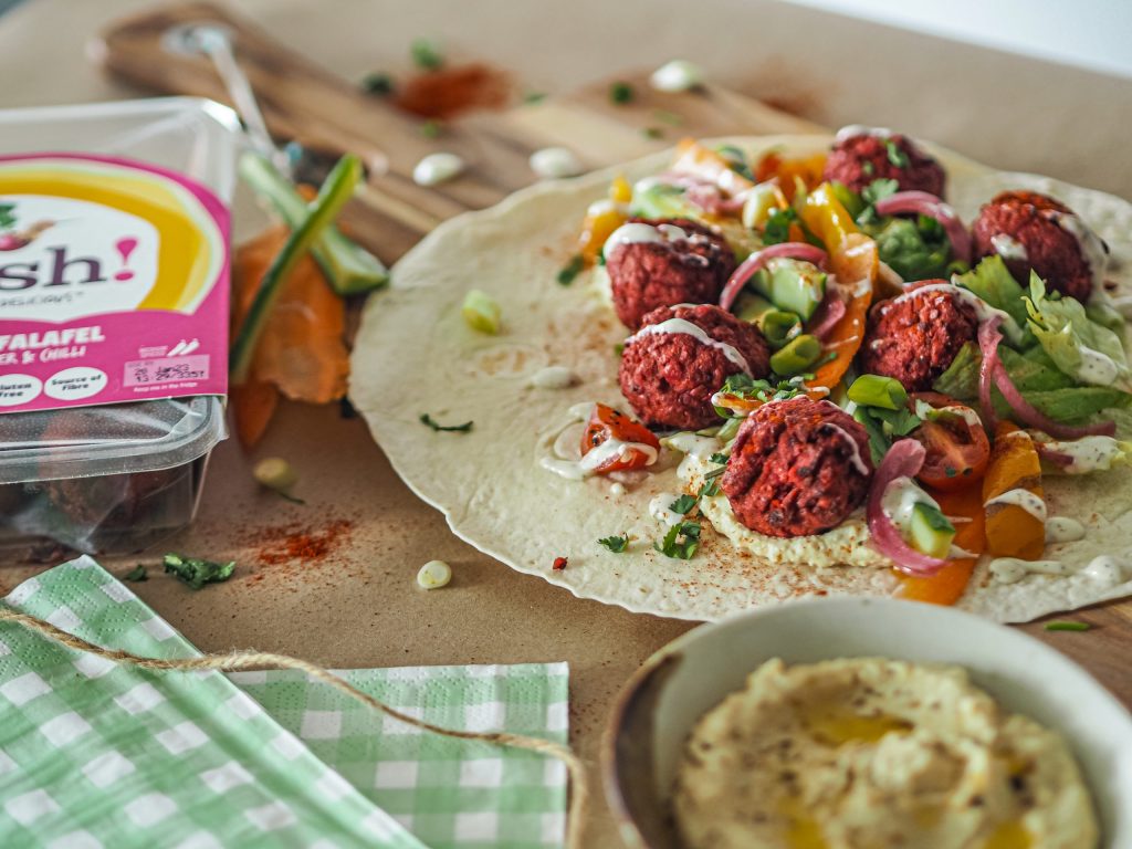 Gosh! Falafel Wraps | Veganuary Recipe Ideas - Laura Kate Lucas