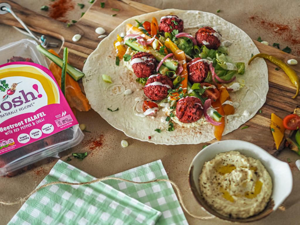 Gosh! Falafel Wraps | Veganuary Recipe Ideas - Laura Kate Lucas