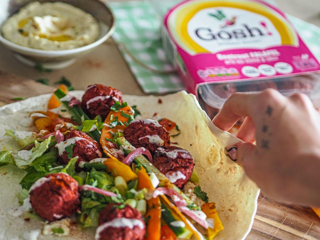 Gosh! Falafel Wraps | Veganuary Recipe Ideas - Laura Kate Lucas